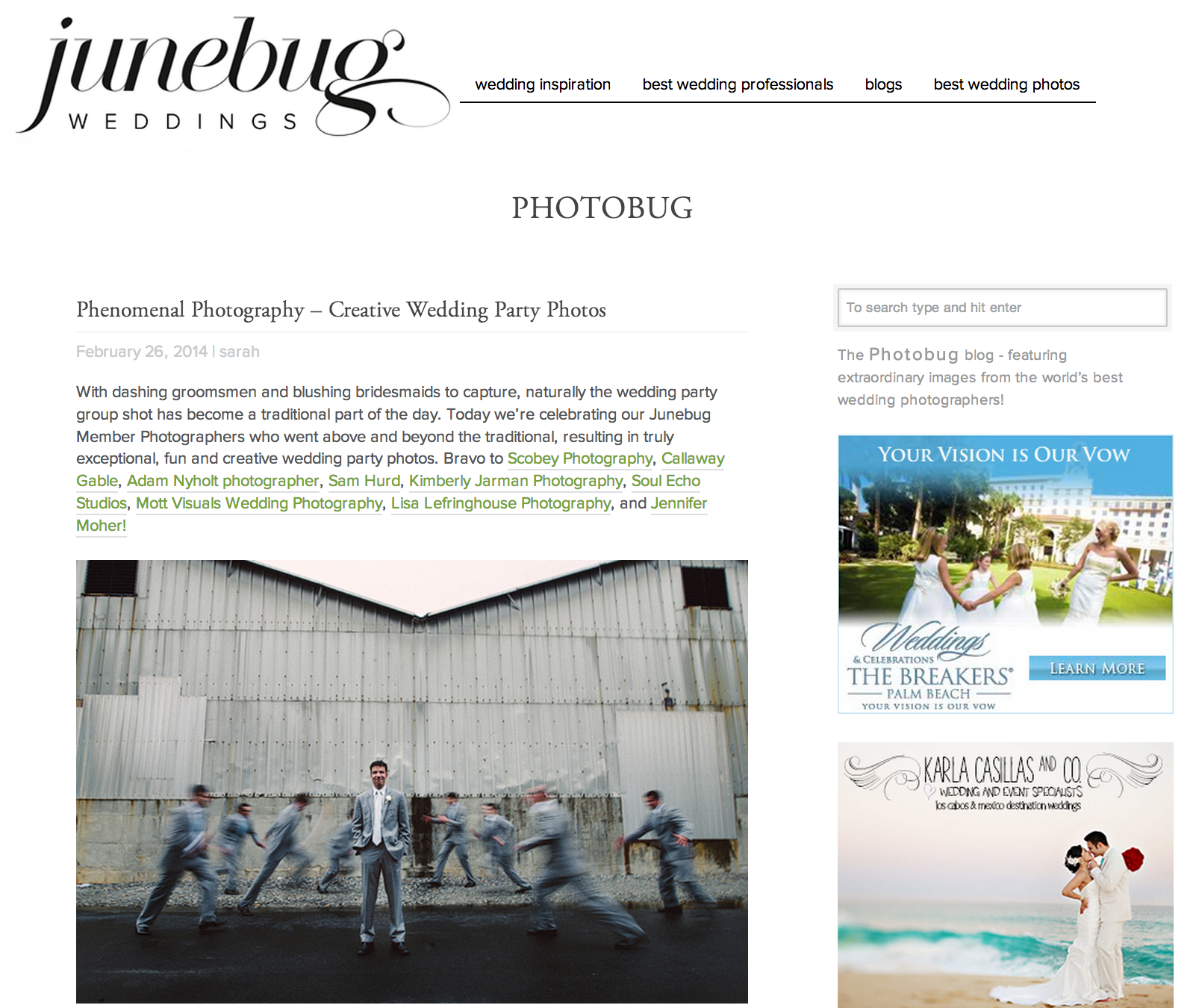 Featured: Junebug Weddings The Scobeys
